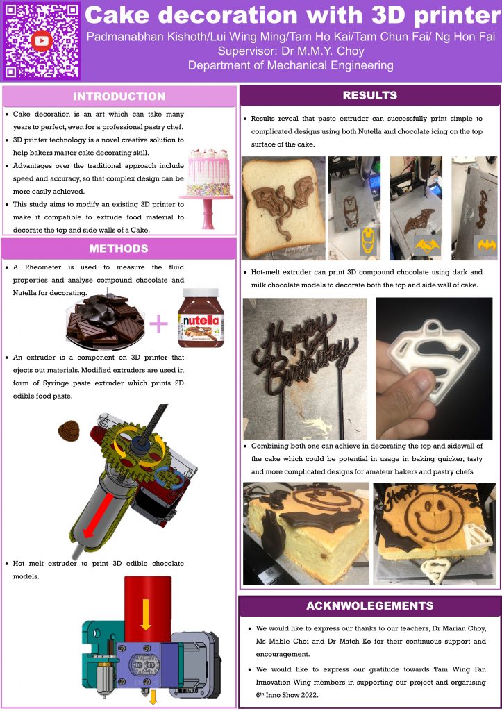 Cake decorating using 3D Printer – Innovation Academy