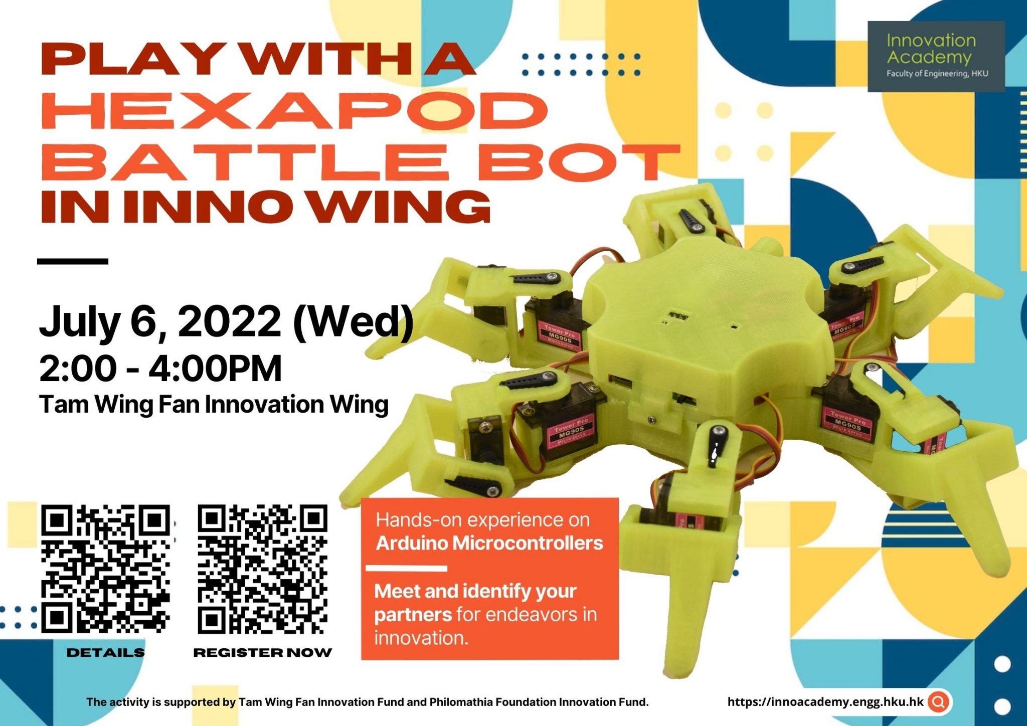 Workshop on Hexapod – Innovation Academy